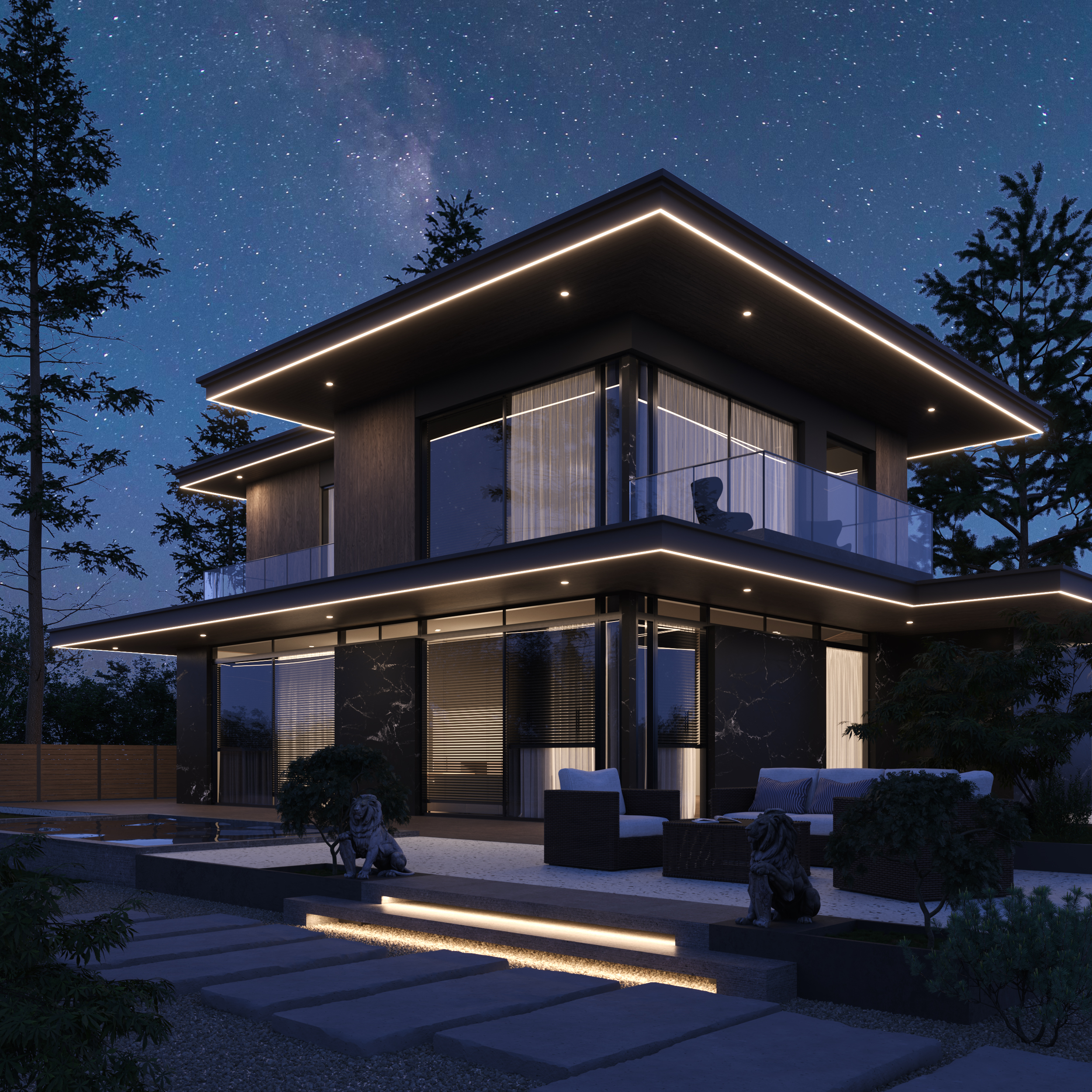 Residential House Exterior